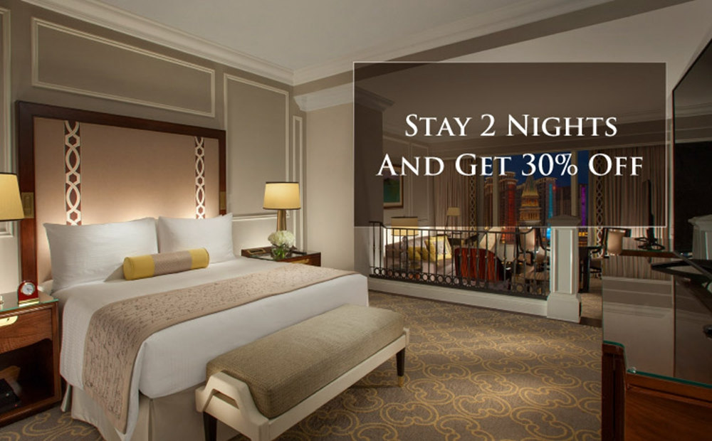 Stay 2 Nights and Get 30% off | Macao Hotel Packages | The Venetian Macao